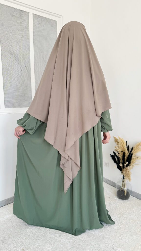 Khimar ExtraLong 2 en 1 option niqab